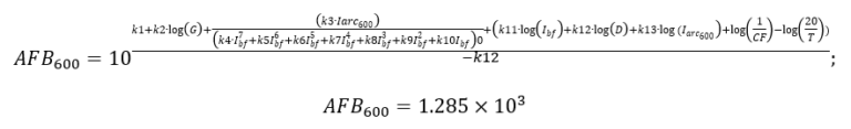 Arc Flash calculations according to IEEE 1584-2018 test case – EA PSM