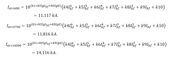Arc Flash calculations according to IEEE 1584-2018 test case – EA PSM